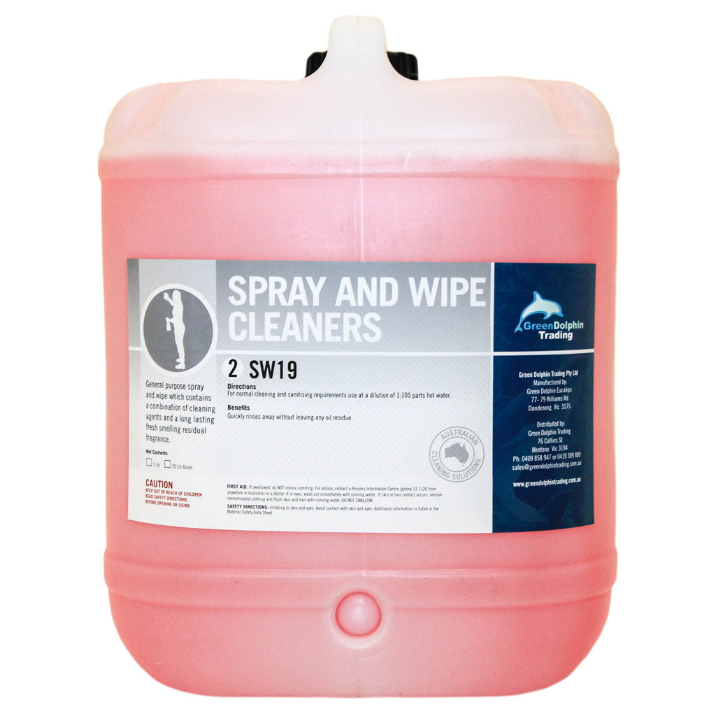 Spray & Wipe 20L | Cleaning Supplies & Chemicals Melbourne – Green Dolphin